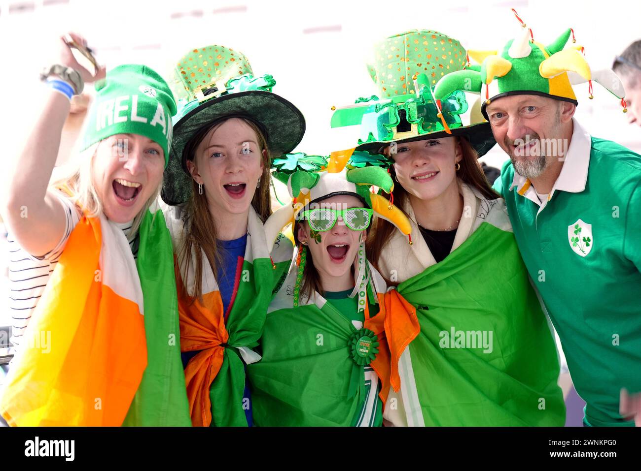 Republic of Ireland fans during day three of the World Indoor Athletics ...