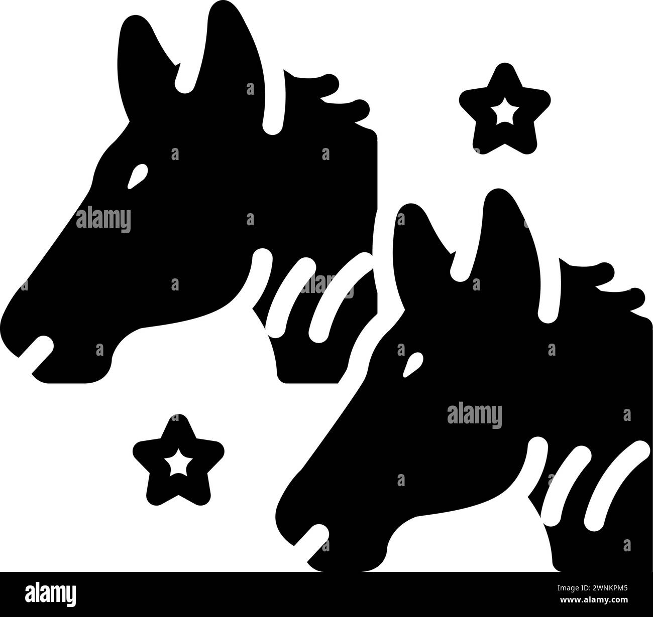 Steed symbol Black and White Stock Photos & Images - Alamy