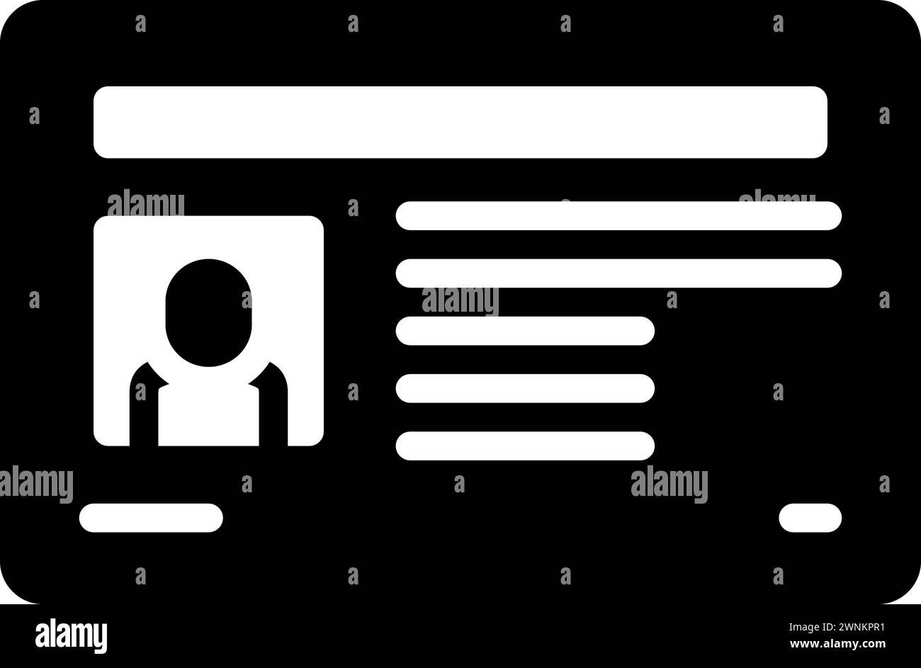 Icon for license,permit Stock Vector Image & Art - Alamy