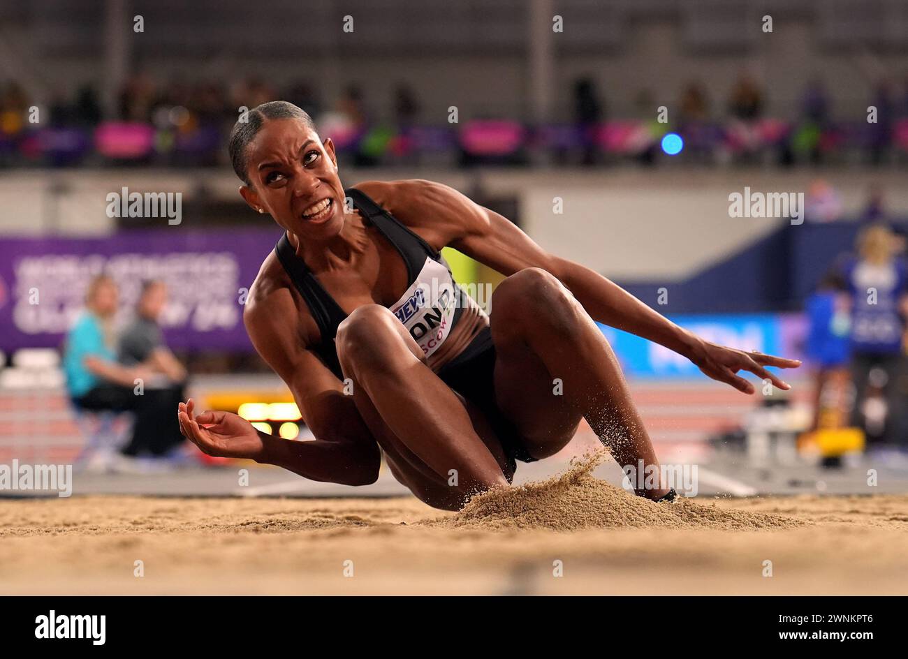 Commonwealth of Dominica's Thea LaFond in action in the Women's Triple ...