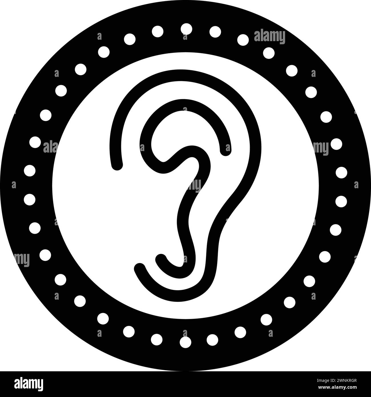 Icon for hear,listen Stock Vector Image & Art - Alamy