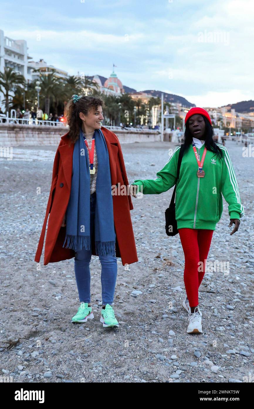 © Francois Glories/MAXPPP - 28/02/2024 Morgane Ausello from Nice, the ...