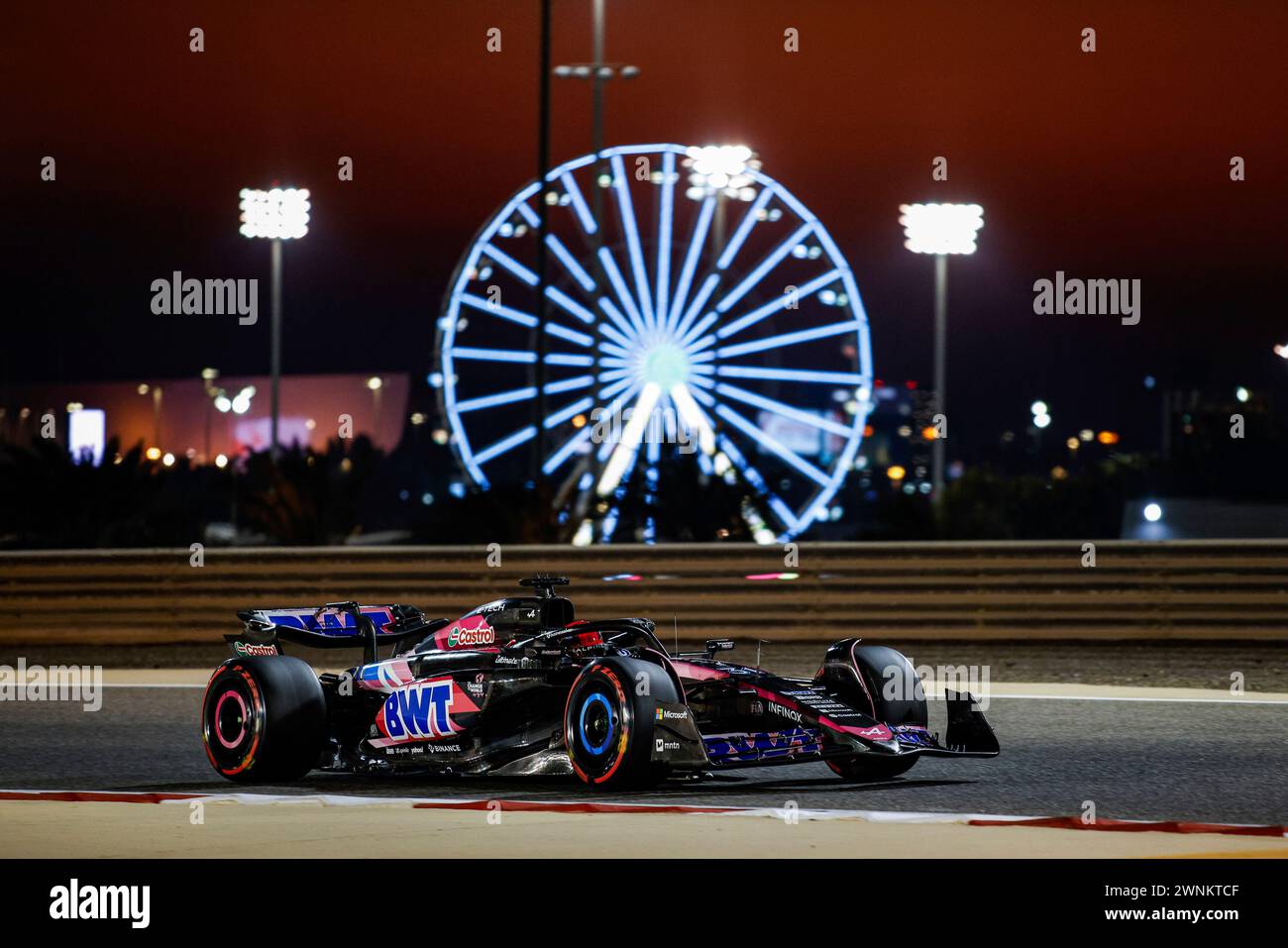 Sakhir, Bahrain. 29th Feb, 2024. #31 Esteban Ocon (FRA, BWT Alpine F1 ...