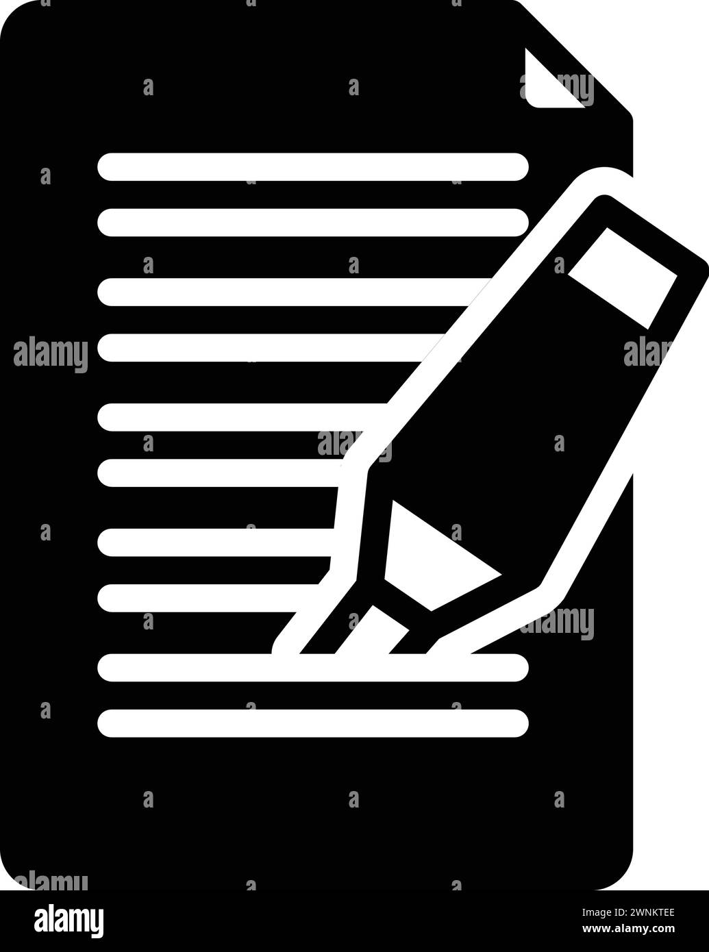 Icon for highlights,pen Stock Vector Image & Art - Alamy