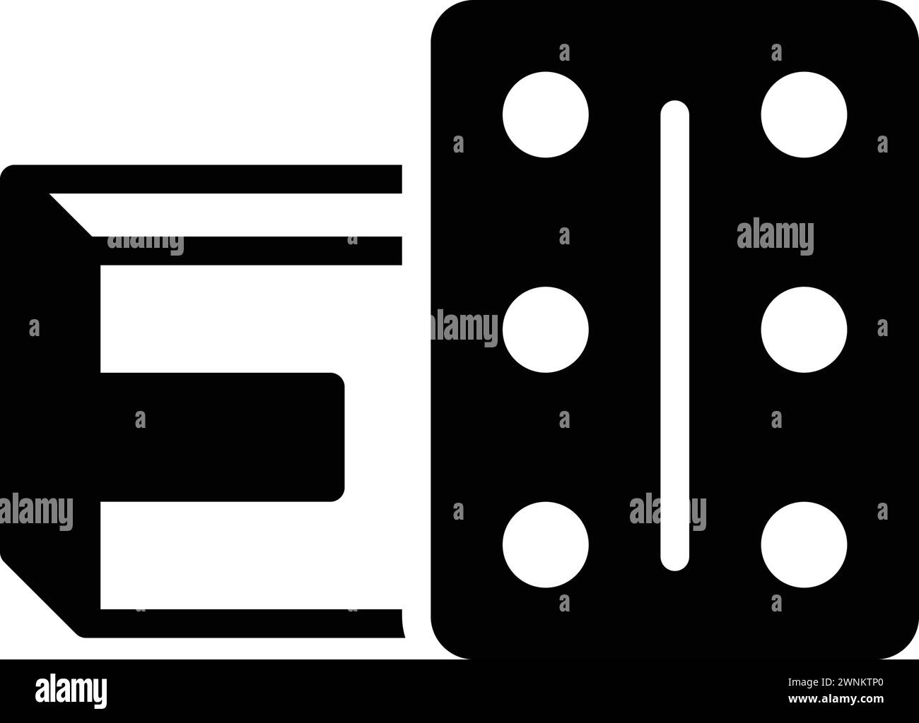 Pill tablet logo capsule medicine Black and White Stock Photos & Images ...