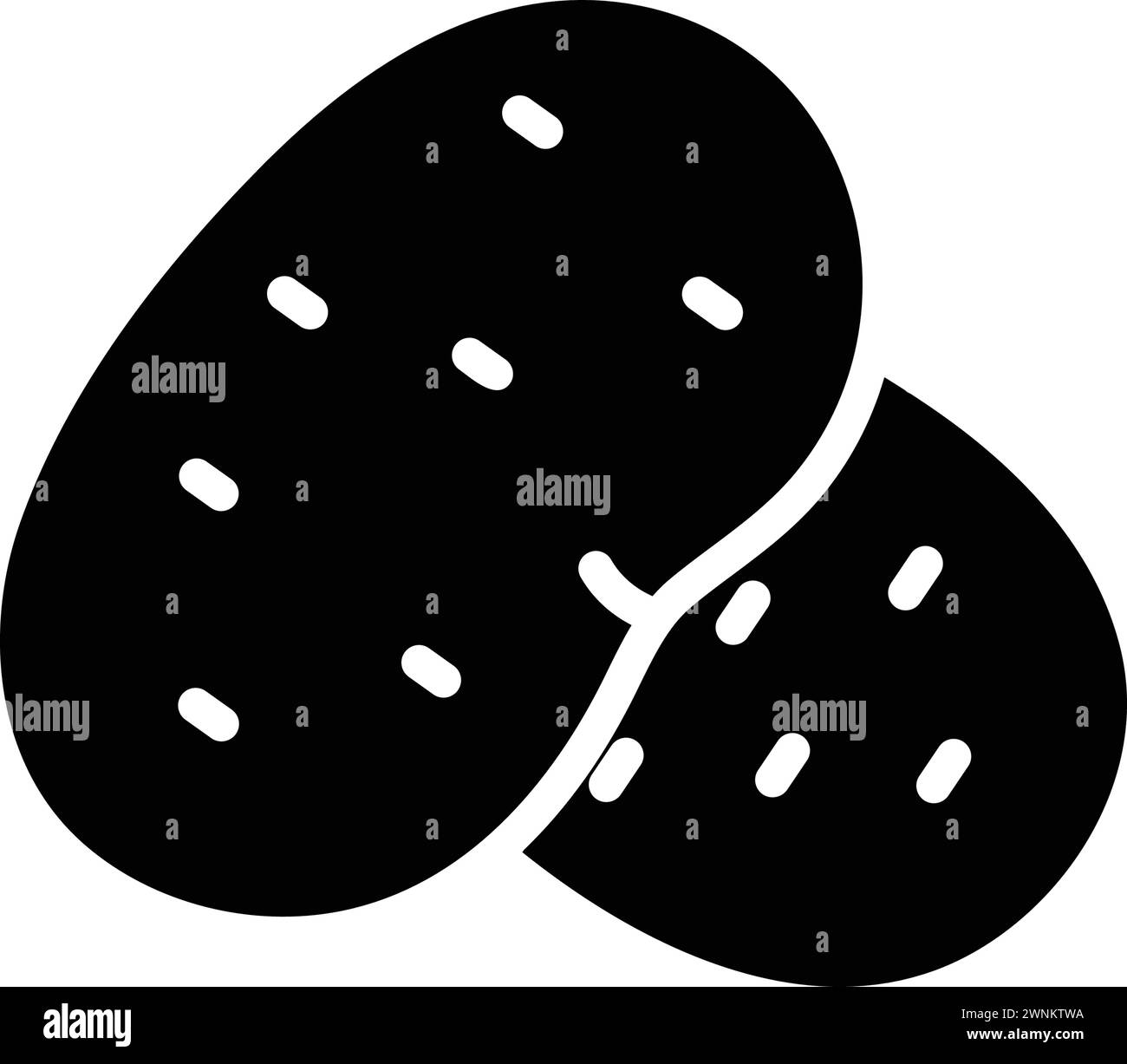 Potato logo Black and White Stock Photos & Images - Alamy