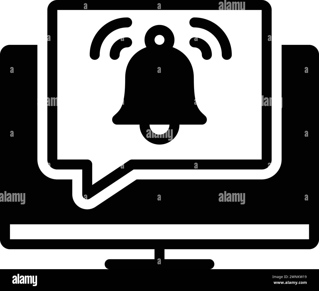 Icon for noticed,notification Stock Vector Image & Art - Alamy