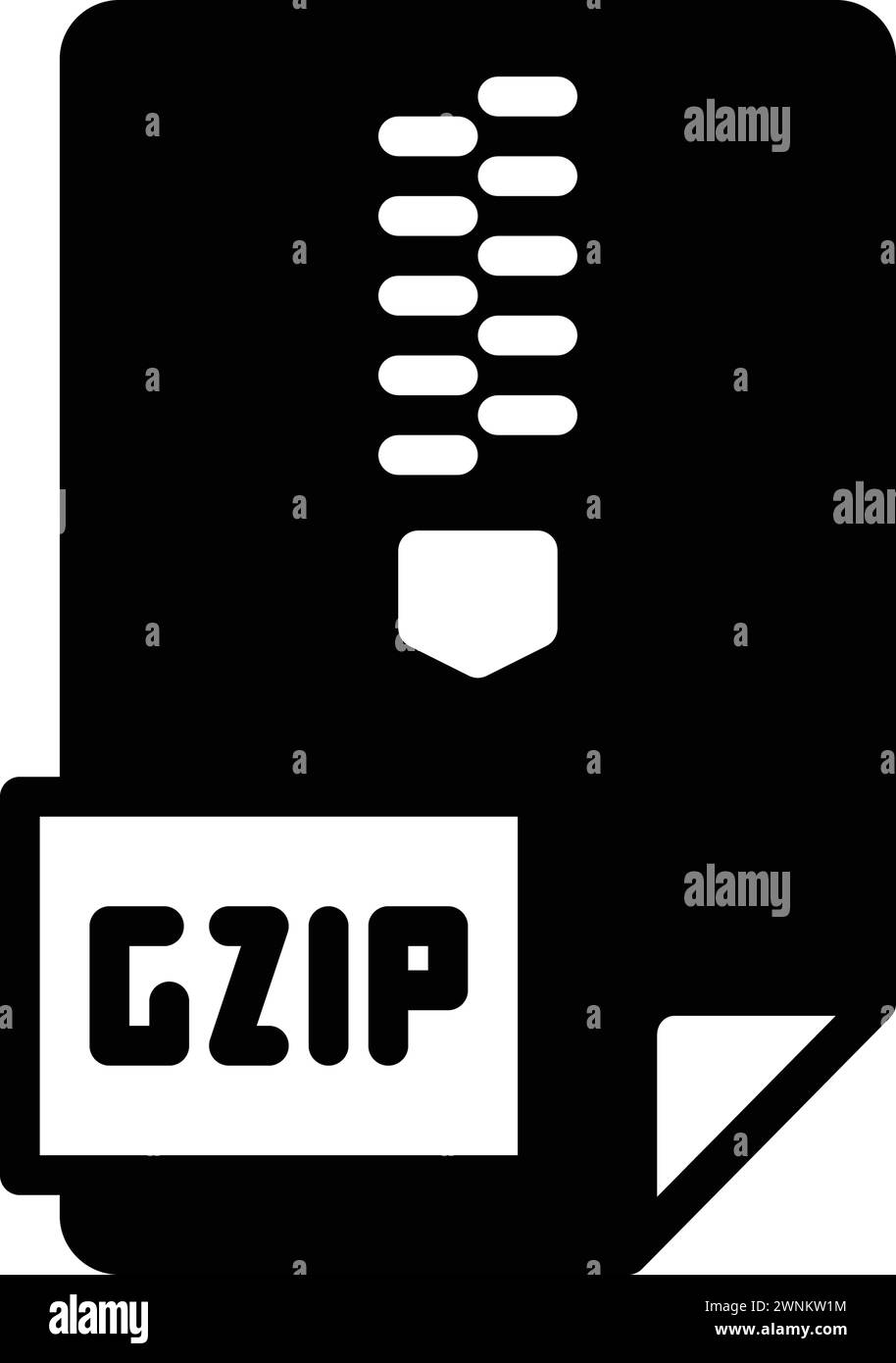 Icon for gzip,application Stock Vector Image & Art - Alamy