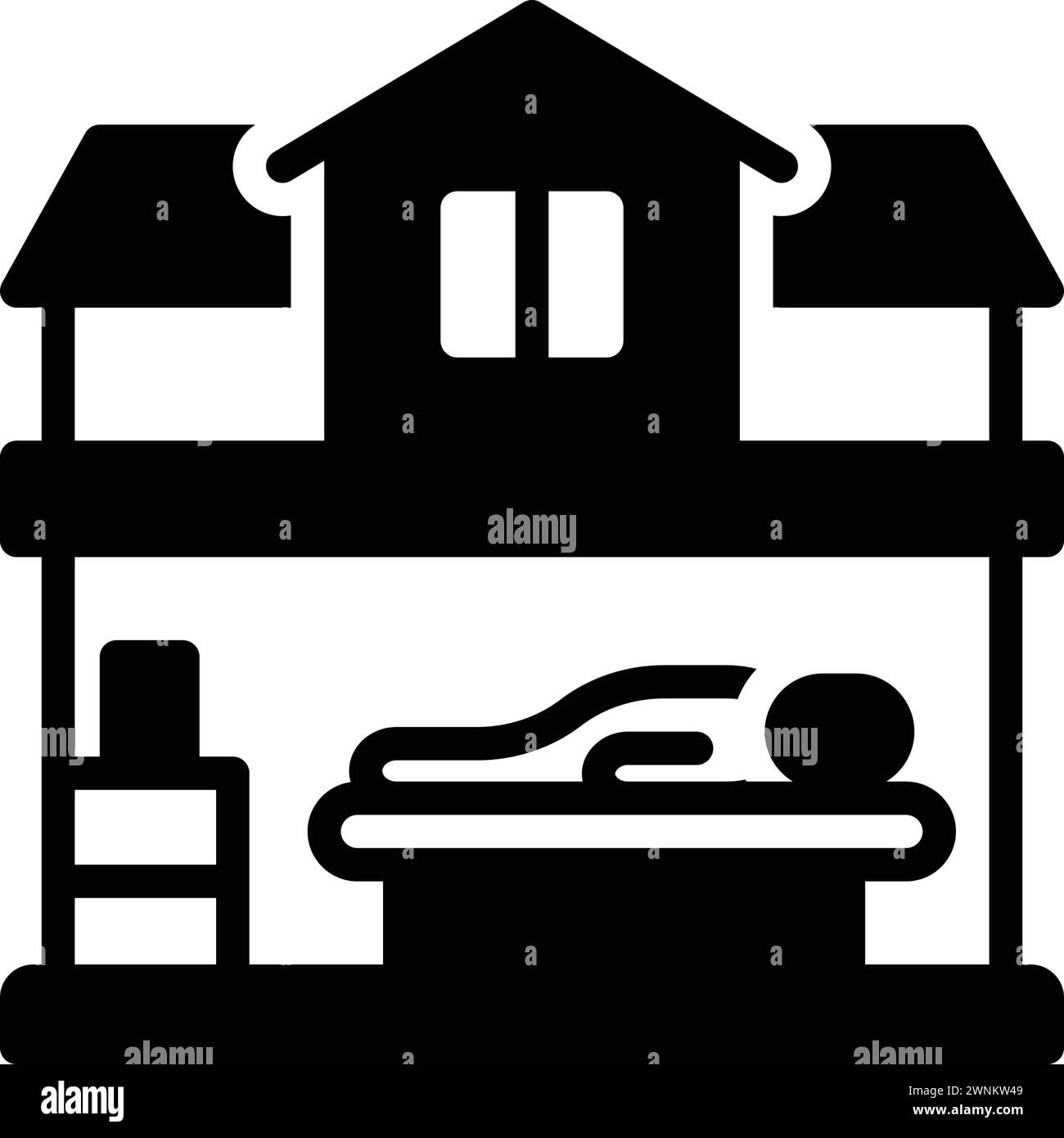 Lodging icon Stock Vector Images - Alamy