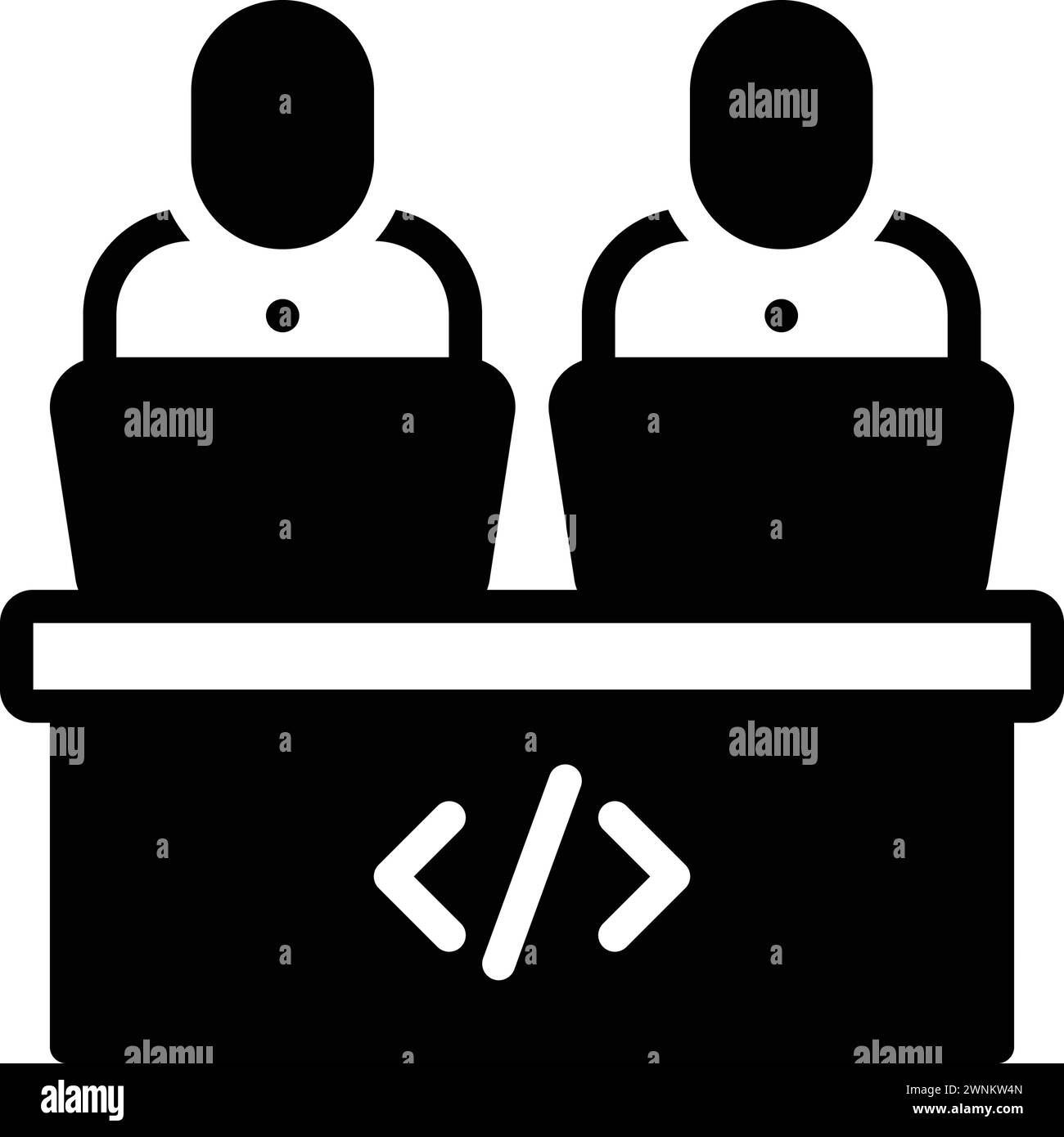 Icon programmers computer Cut Out Stock Images & Pictures - Alamy