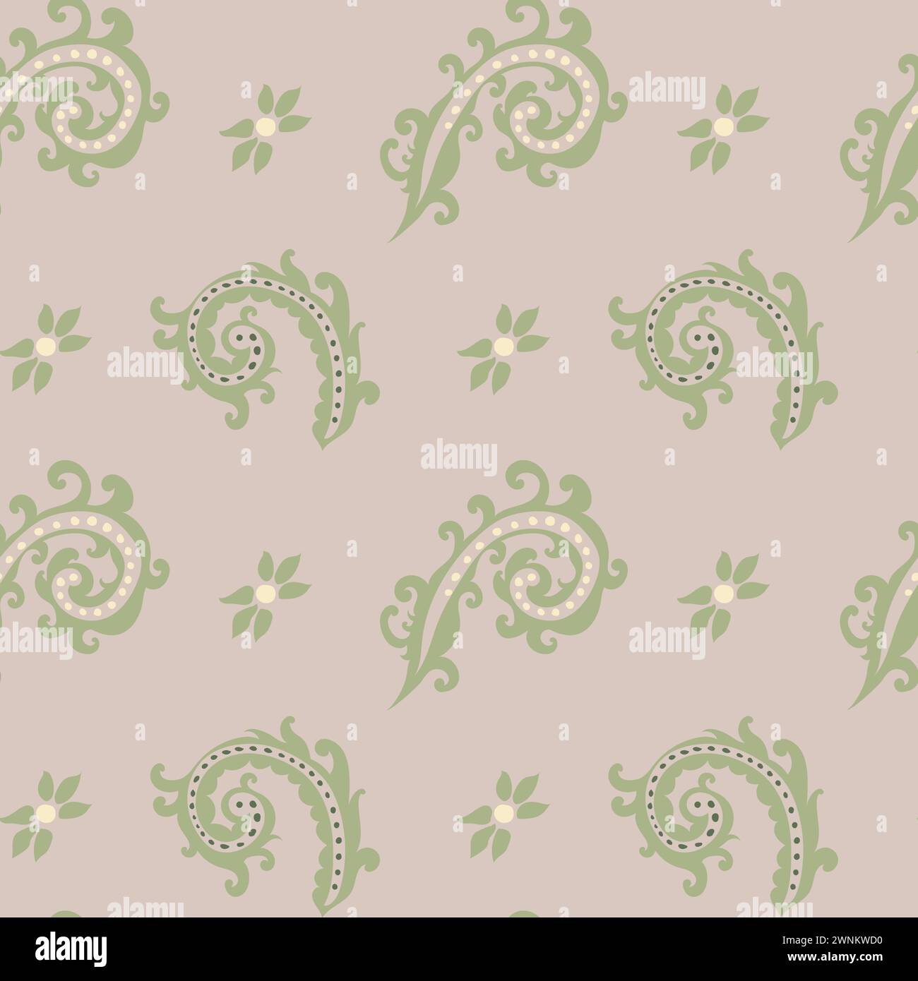 Indian floral print Stock Vector Images - Alamy