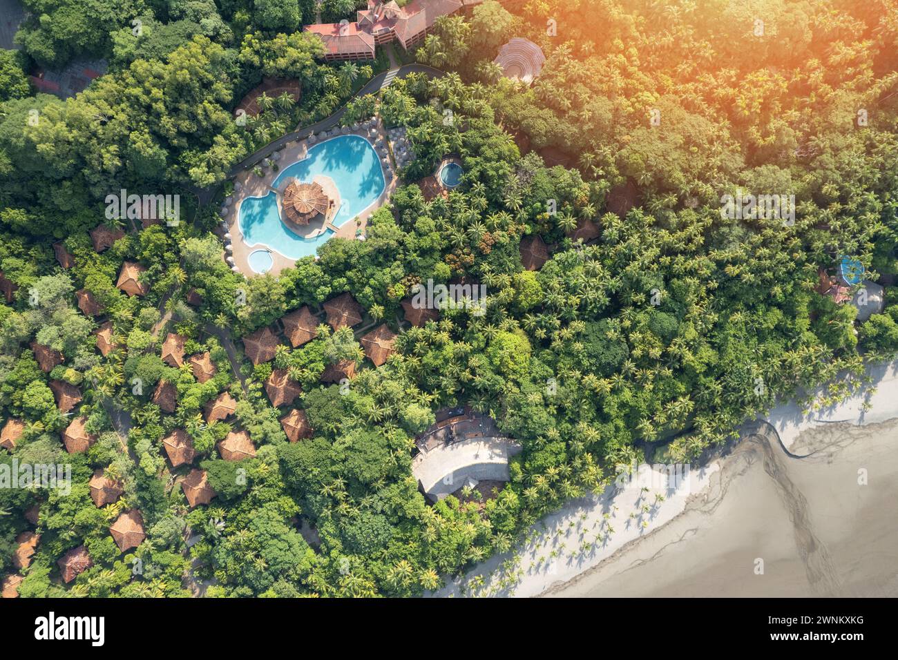 Aerial drone travel perfect resort hi-res stock photography and images ...