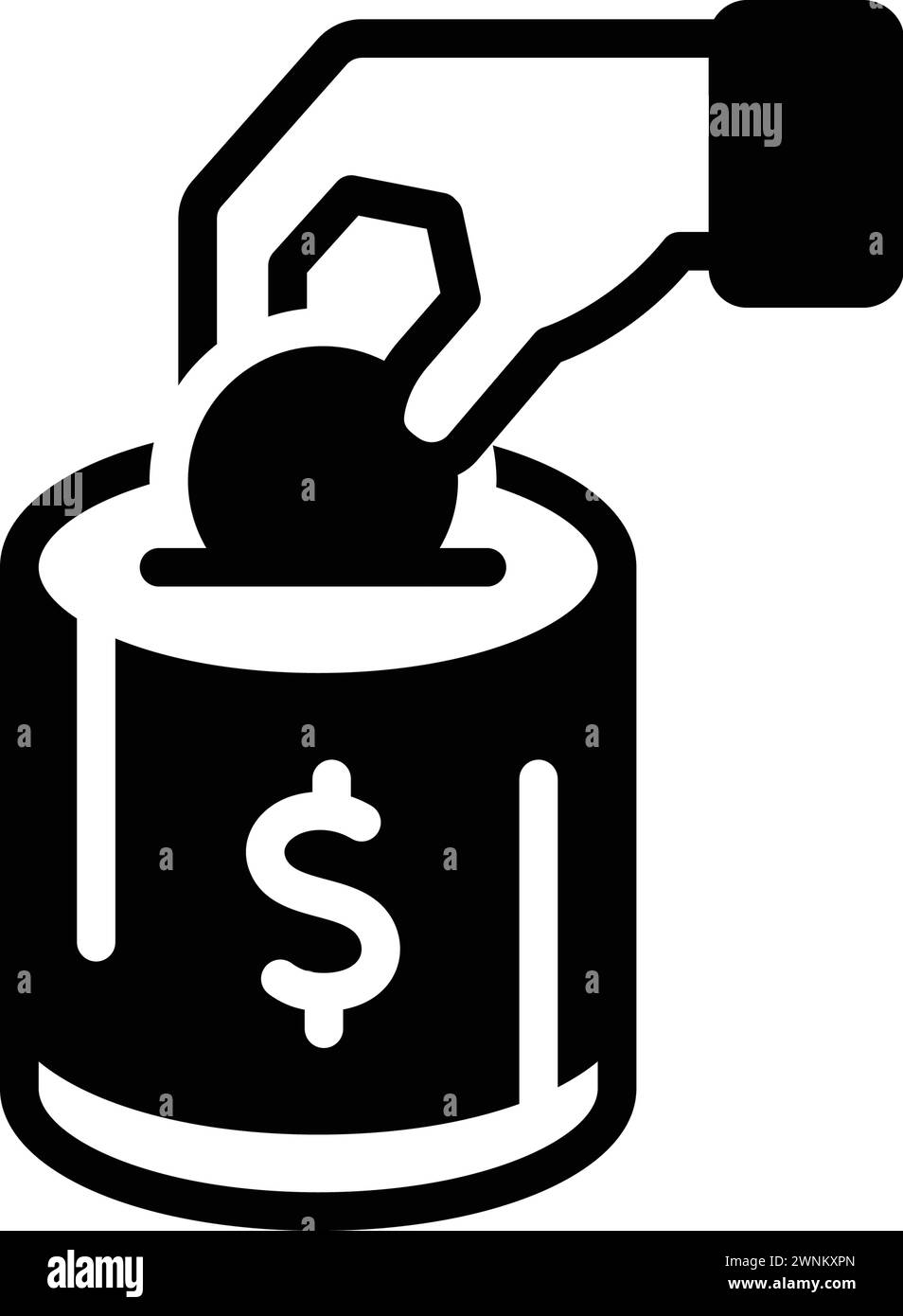 Gratuity vector vectors Black and White Stock Photos & Images - Alamy