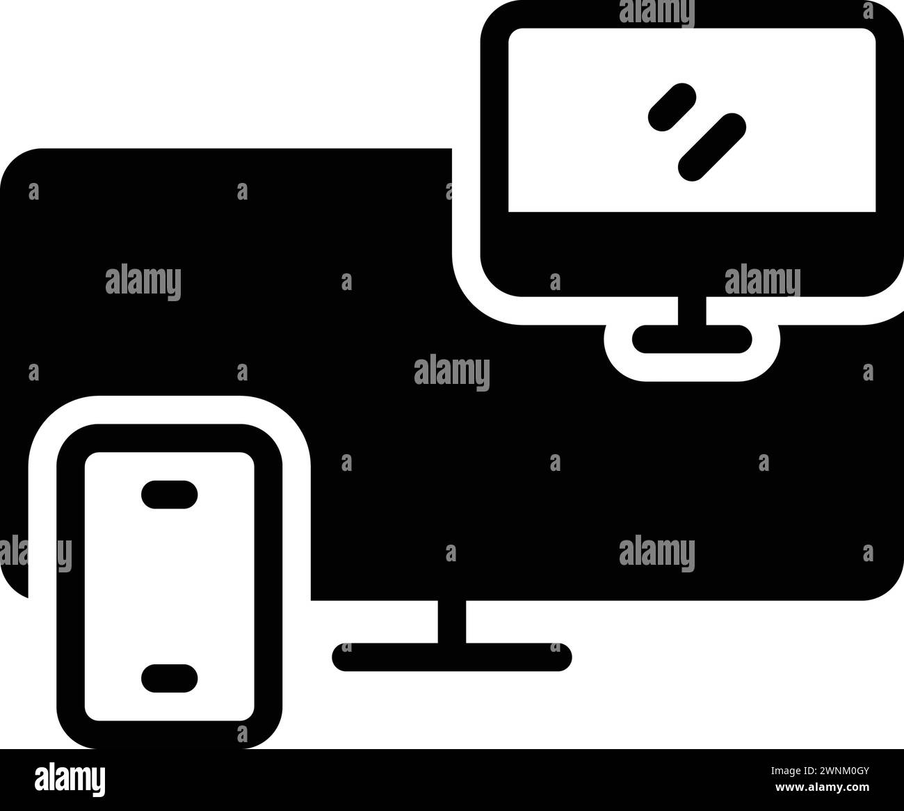 Icon for displays,monitor Stock Vector Image & Art - Alamy