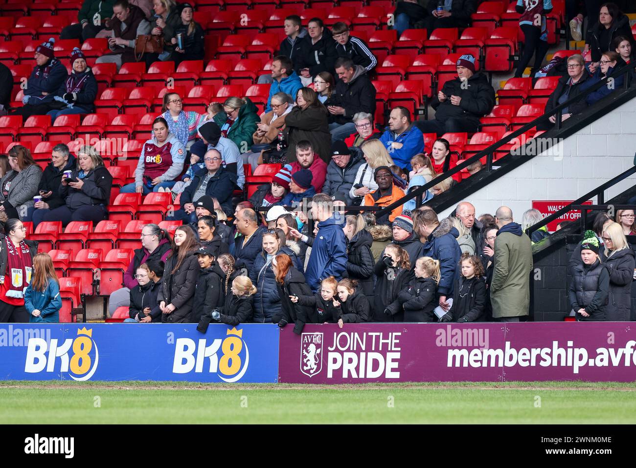Birmingham, UK. 03rd Mar, 2024. Aston Villa's fans in the Community ...