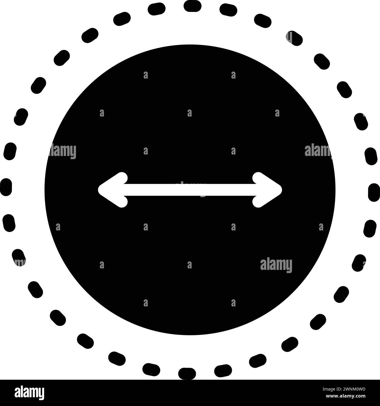 Icon for sized,radius Stock Vector Image & Art - Alamy