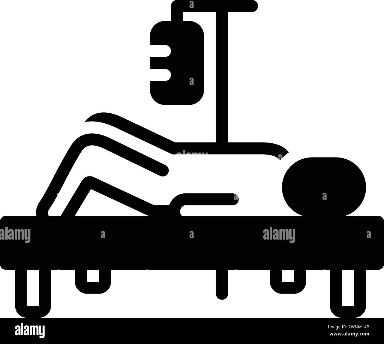 Icon for laid,patient Stock Vector Image & Art - Alamy