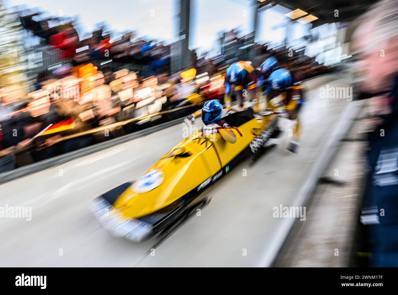Winterberg, Germany. 03rd Mar, 2024. Bobsleigh: World Championships ...