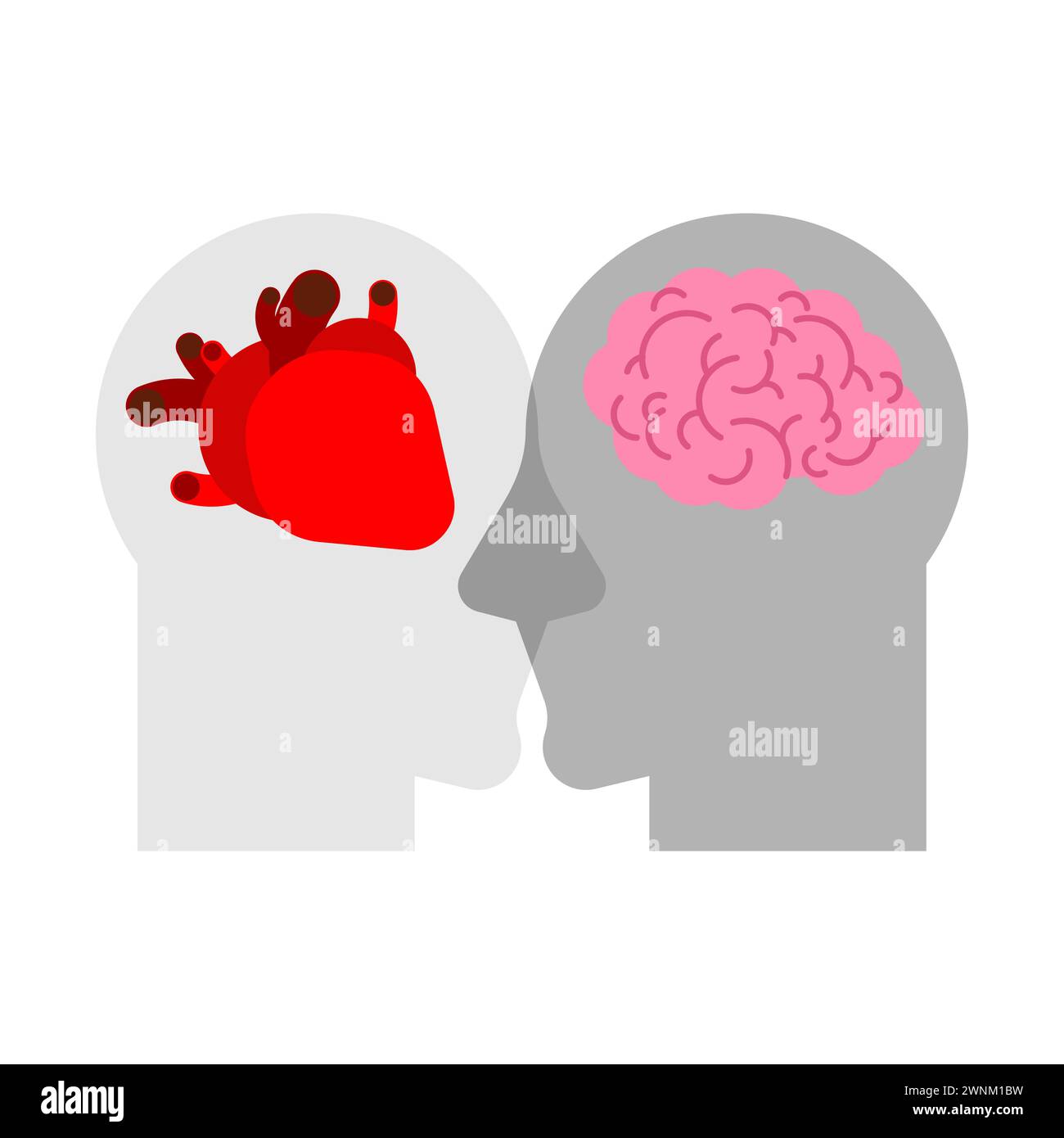 Psychology in mind concept Cut Out Stock Images & Pictures - Alamy