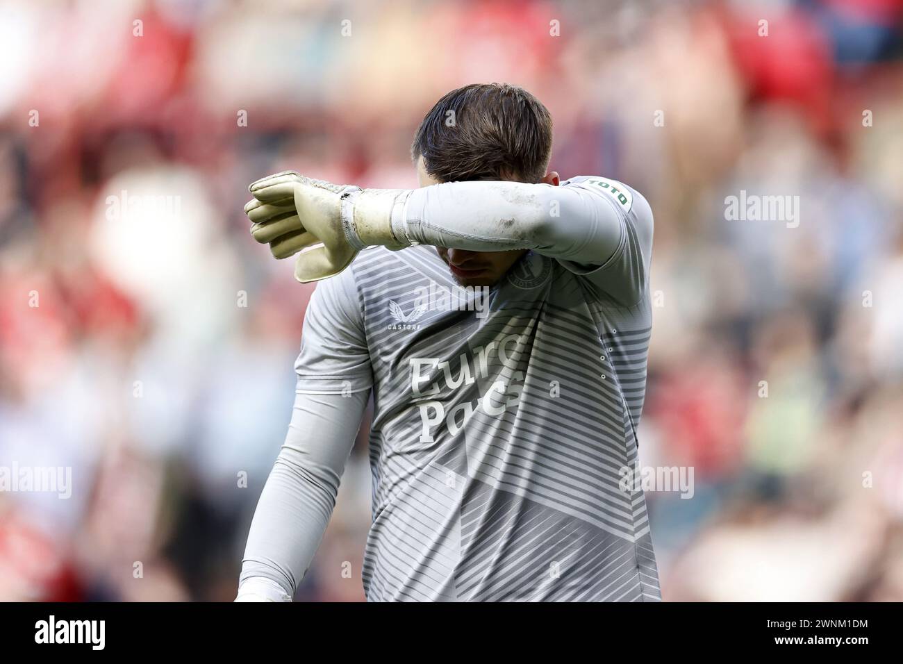 EINDHOVEN - Feyenoord goalkeeper Timon Wellenreuther during the Dutch ...