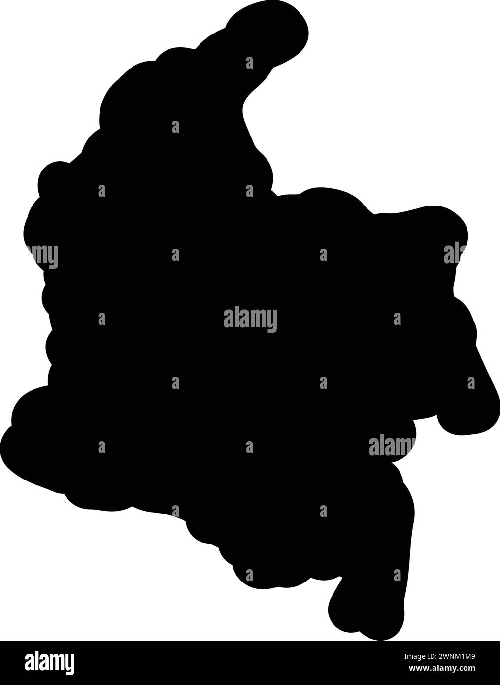 Map of columbia map Black and White Stock Photos & Images - Alamy