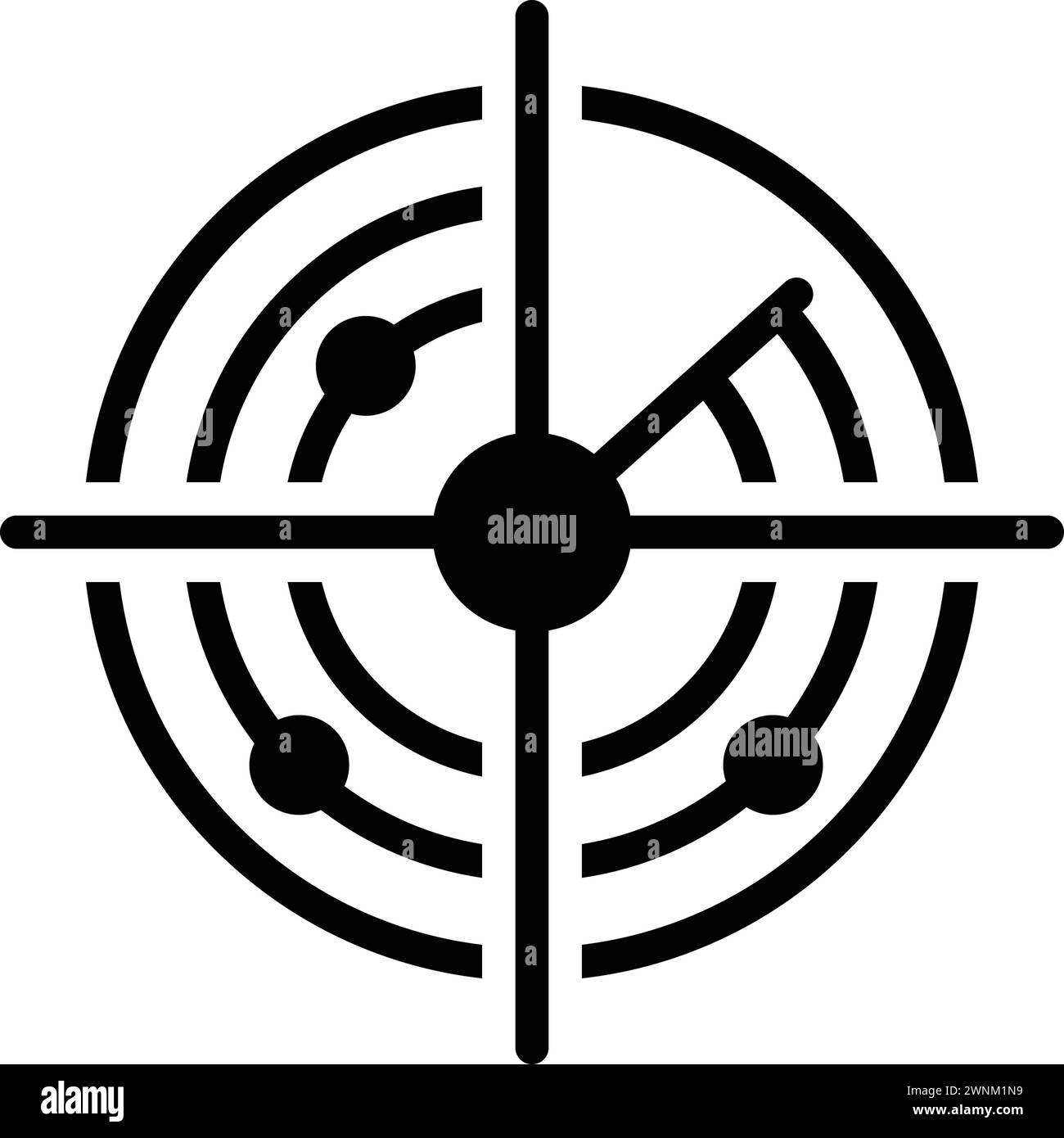 Icon for radar,detection Stock Vector Image & Art - Alamy