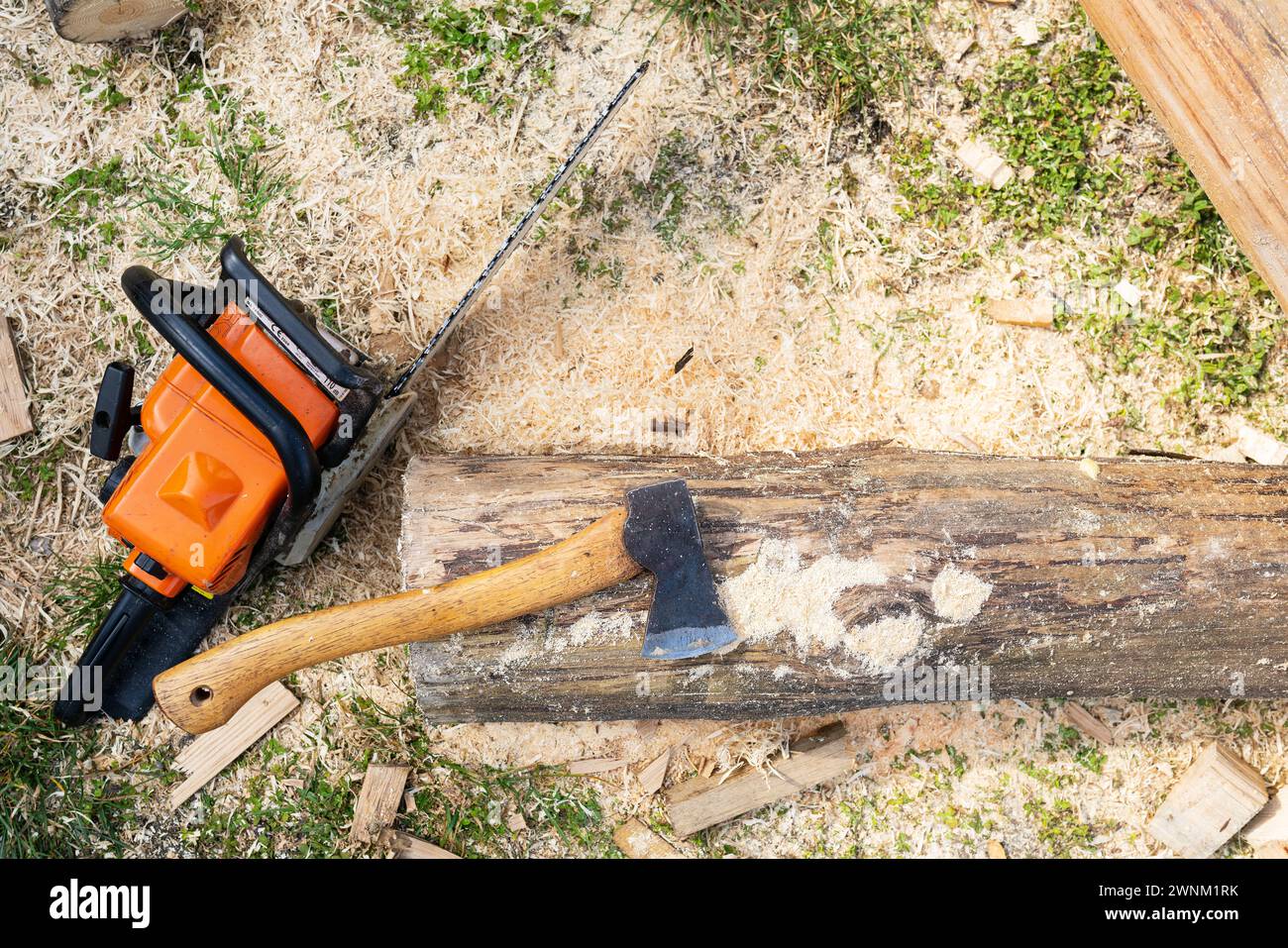 Woodcutting process hi-res stock photography and images - Alamy