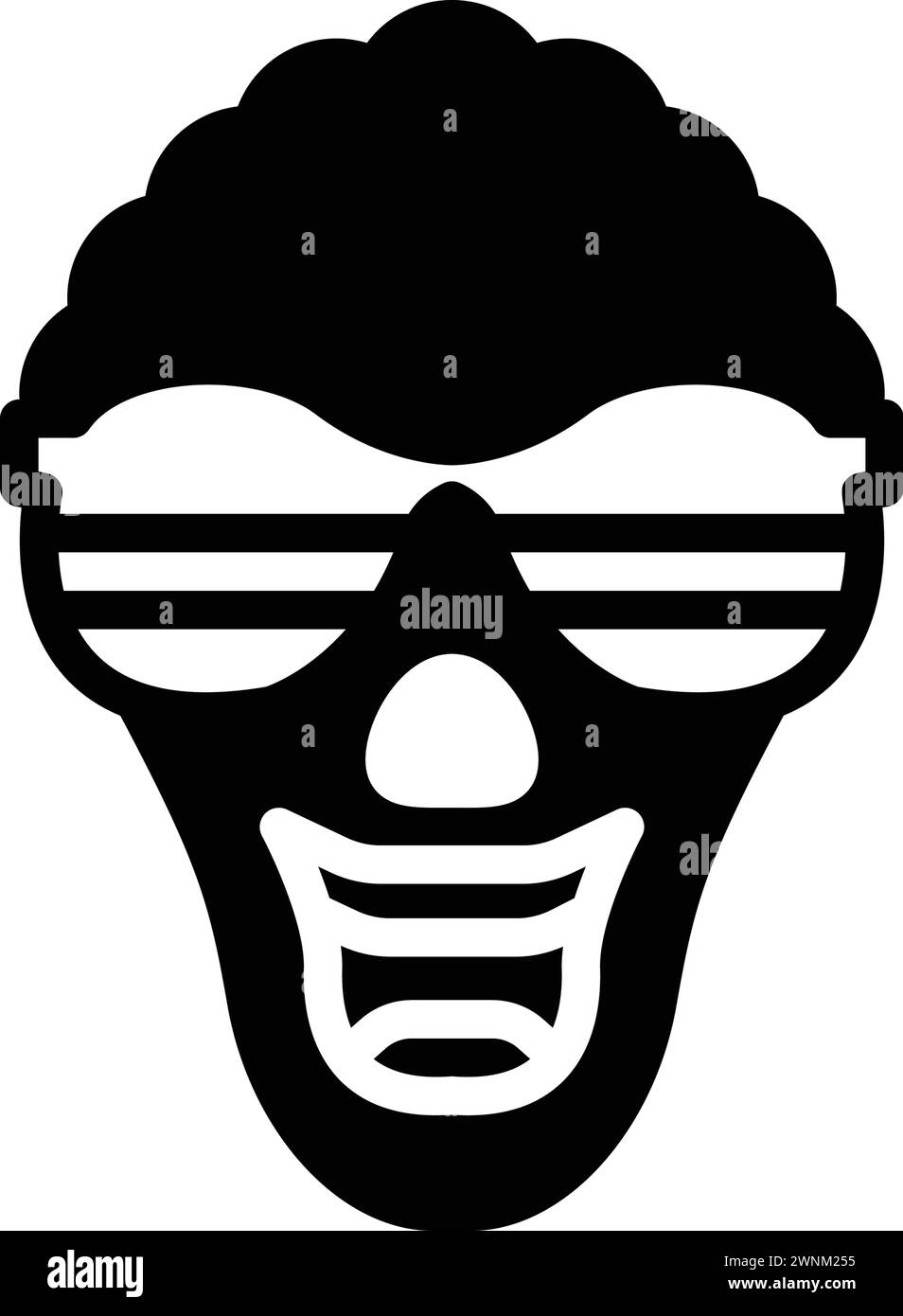 Icon for funky,mohawk Stock Vector Image & Art - Alamy