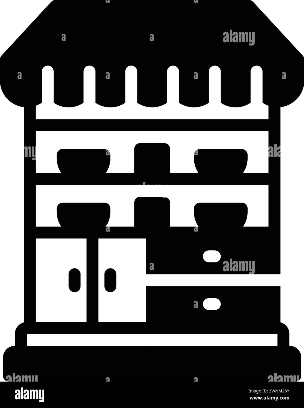 Showcase shop Stock Vector Images - Alamy