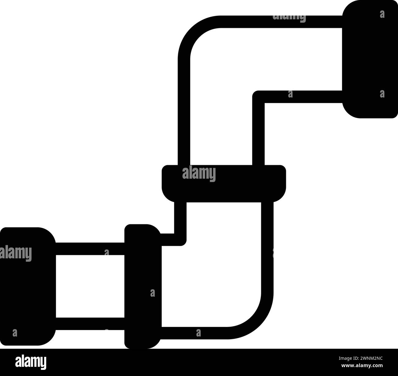 Icon for pvc,pipe Stock Vector Image & Art - Alamy
