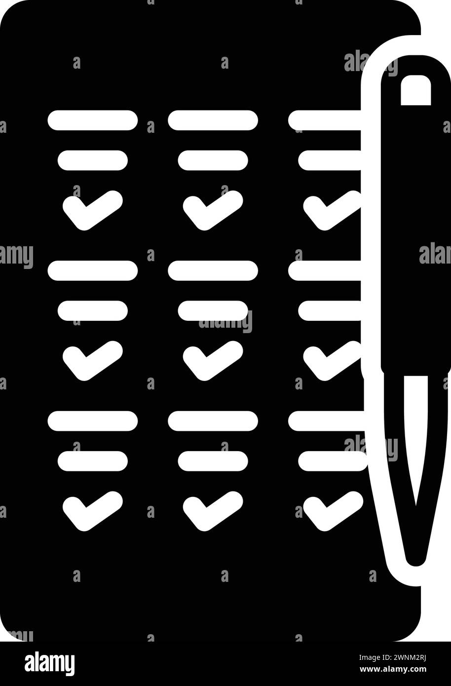 Icon for marking,checklist Stock Vector Image & Art - Alamy