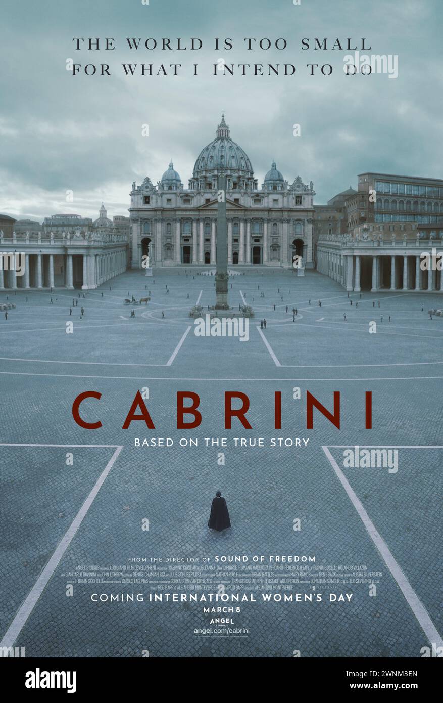 Cabrini (2024) directed by Alejandro Monteverde and starring Cristiana Dell'Anna, John Lithgow ...