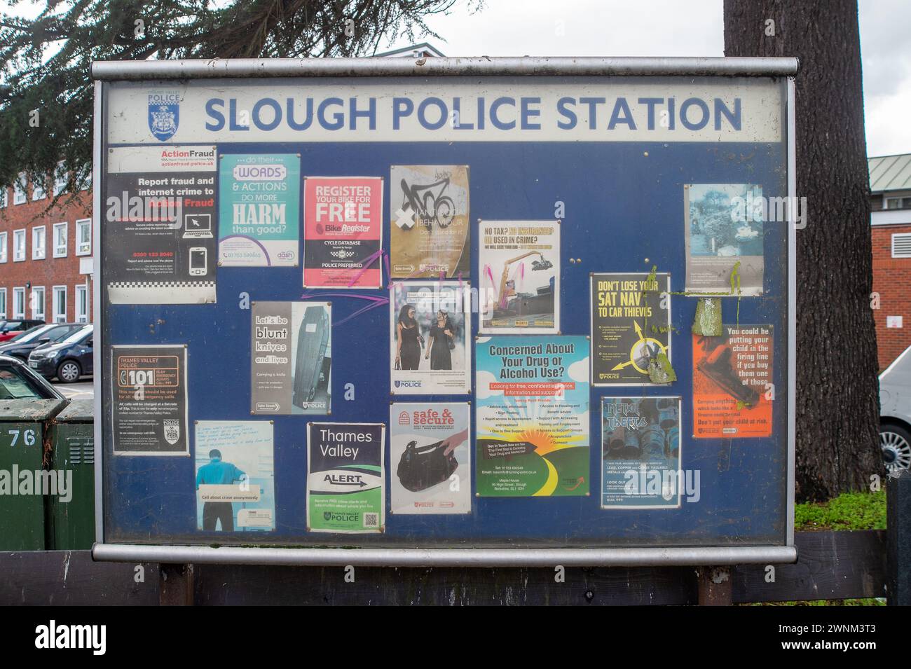 Slough, Berkshire, UK. 2nd March, 2024. Slough Police Station in Slough ...