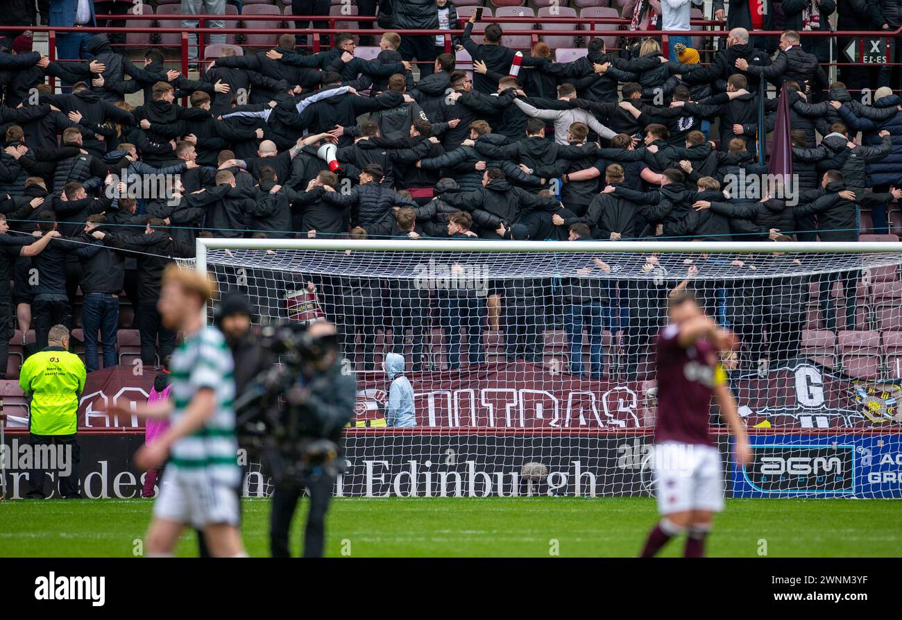 Tynecastle Park, Edinburgh, UK. 3rd Mar, 2024. Scottish Premiership ...