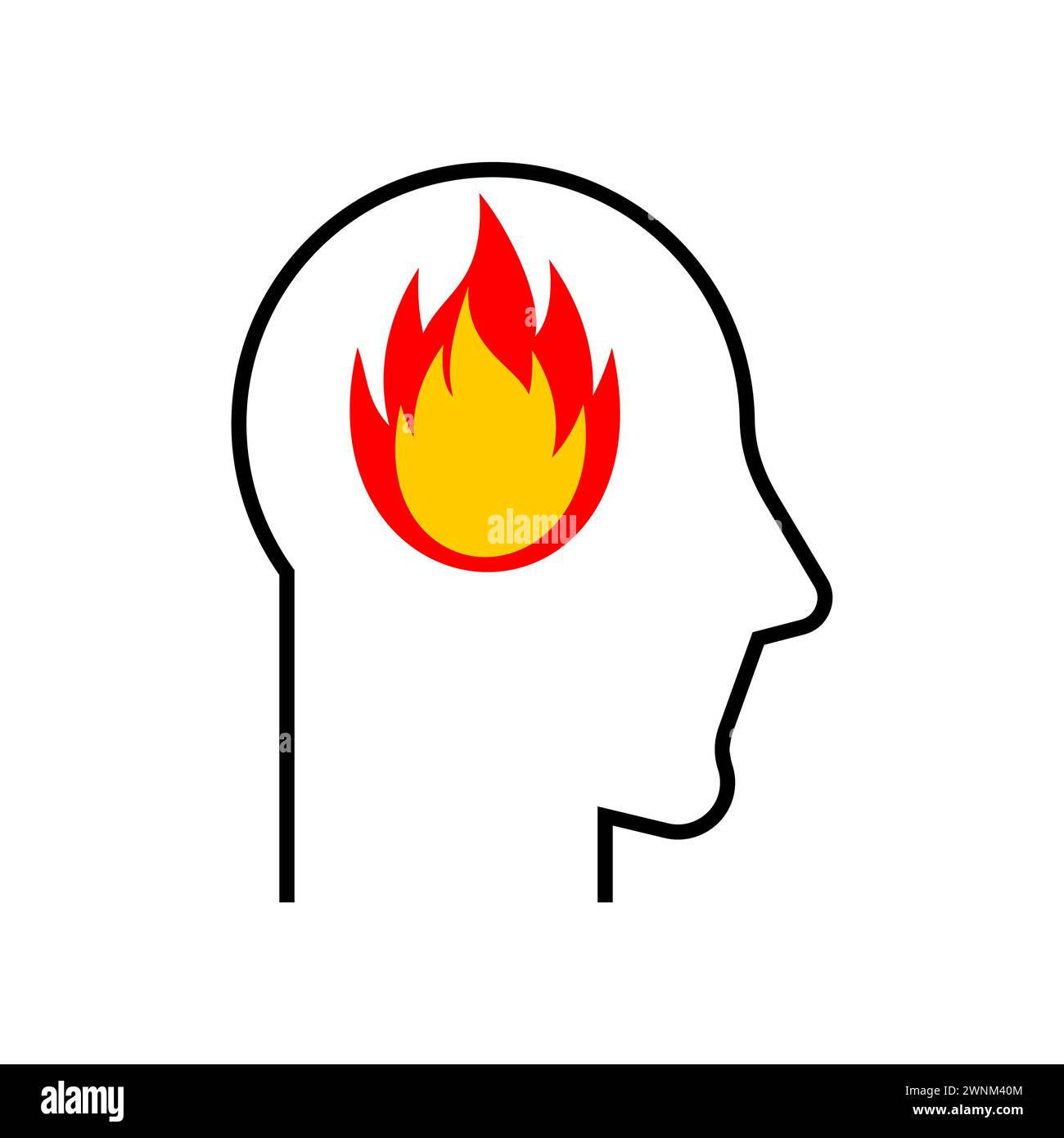 Crazy heat Stock Vector Images - Alamy