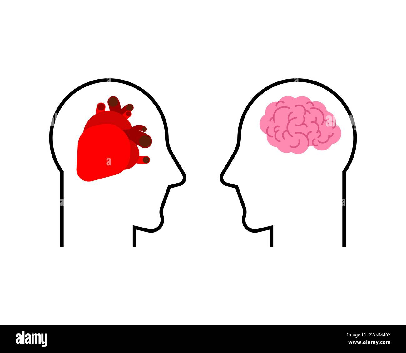 Psychology in mind concept Cut Out Stock Images & Pictures - Alamy