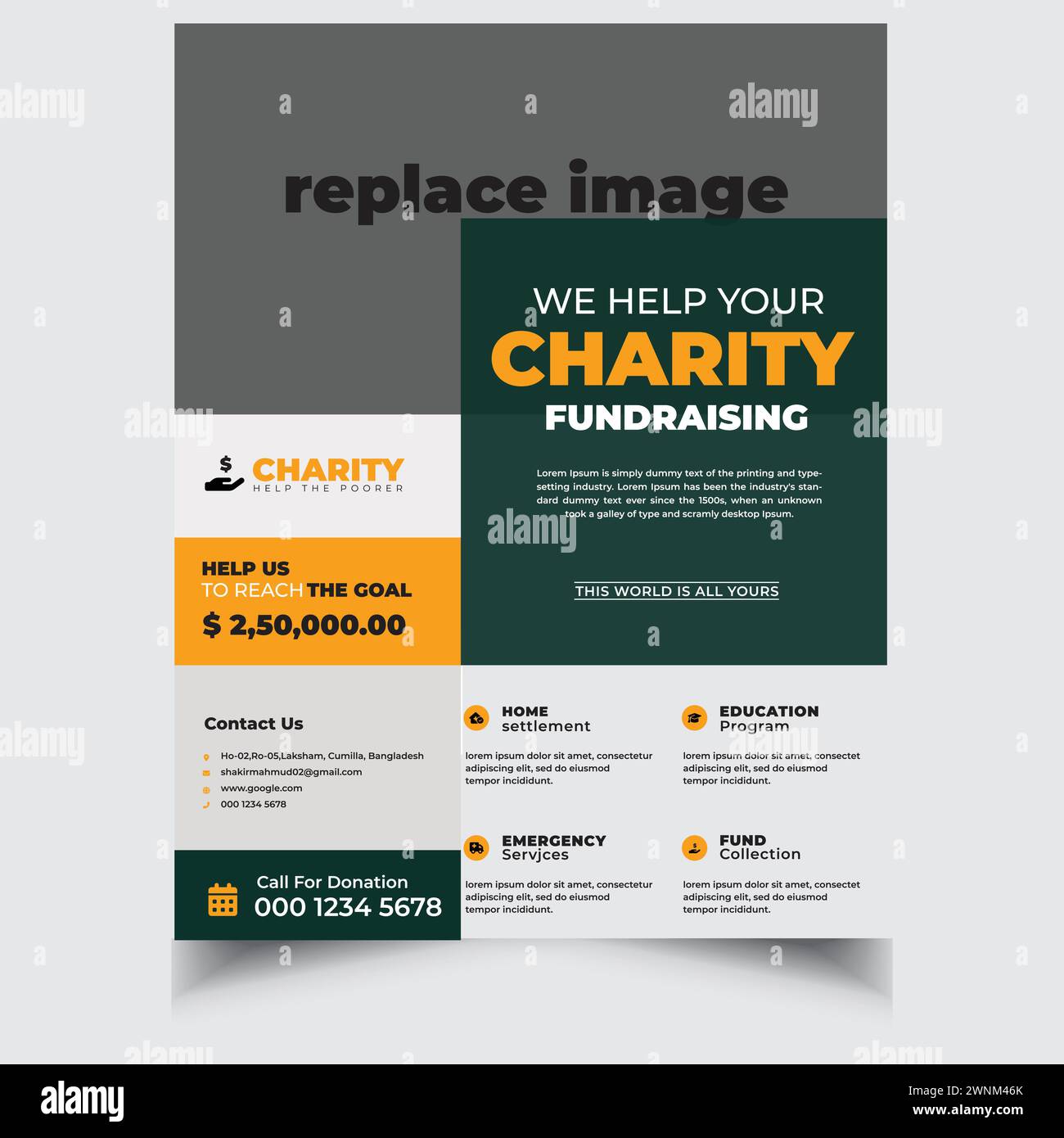 Design flier Stock Vector Images - Alamy