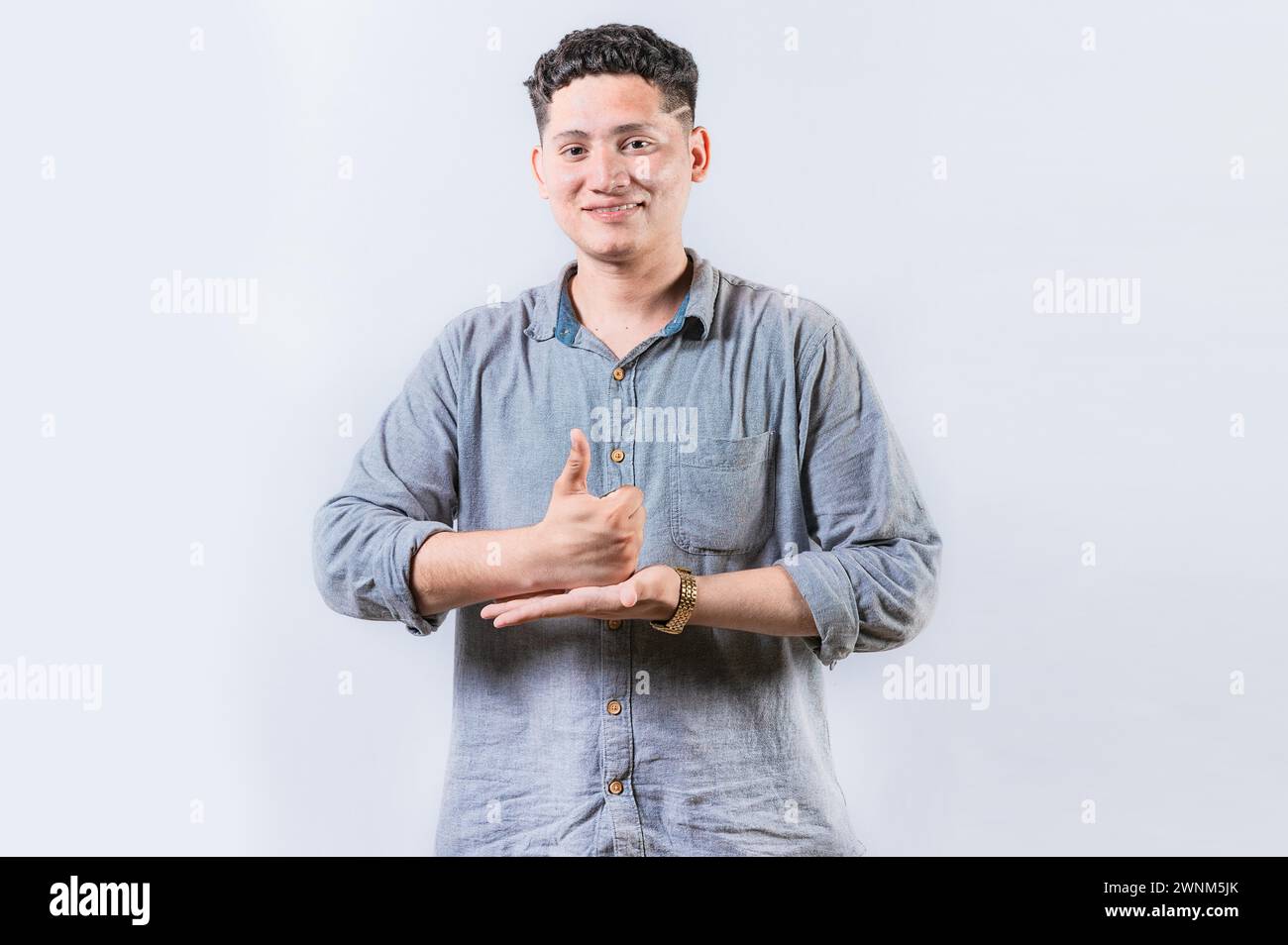 Help sign language hi-res stock photography and images - Alamy