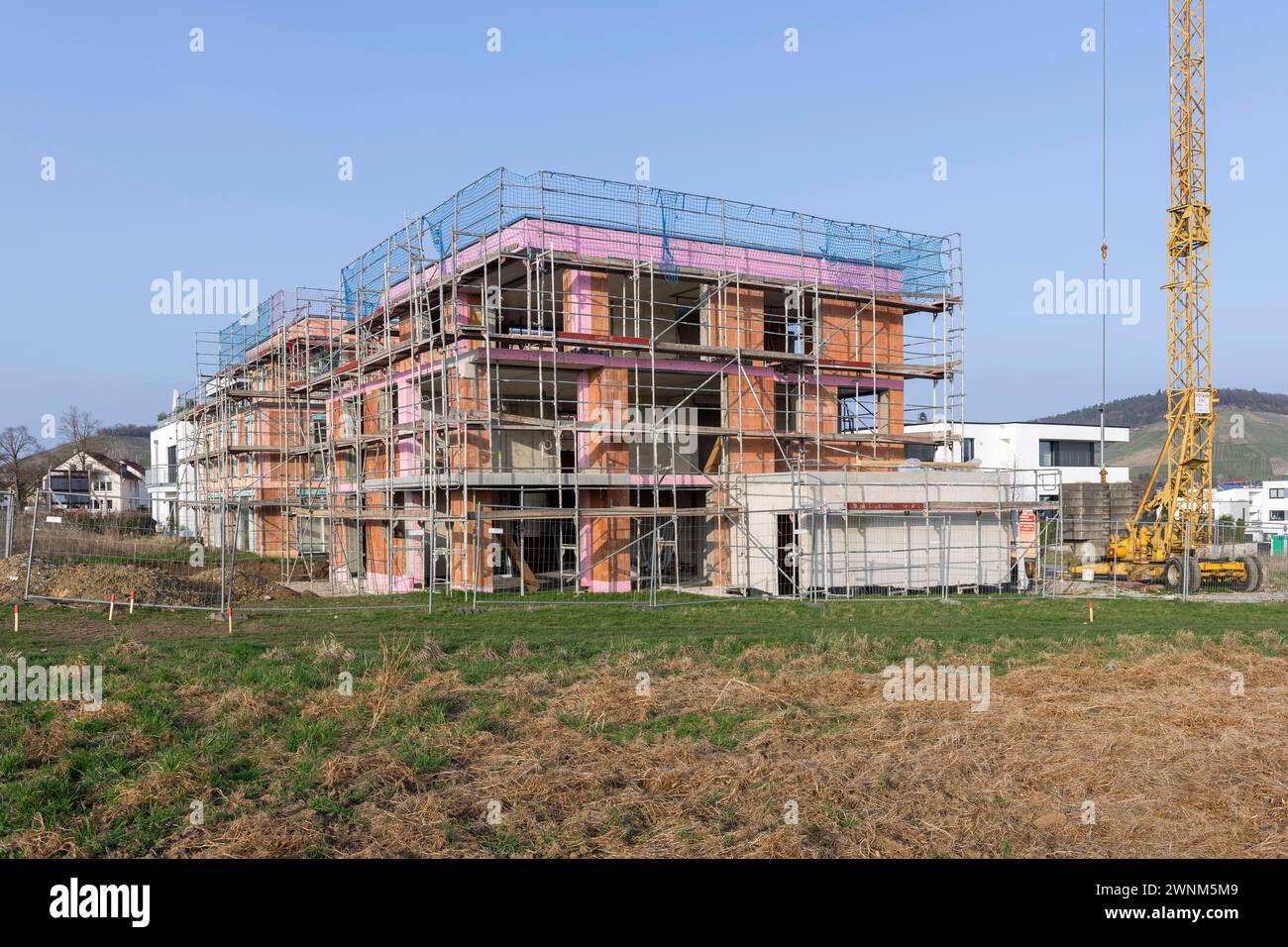 Residential construction, new construction, new construction area ...