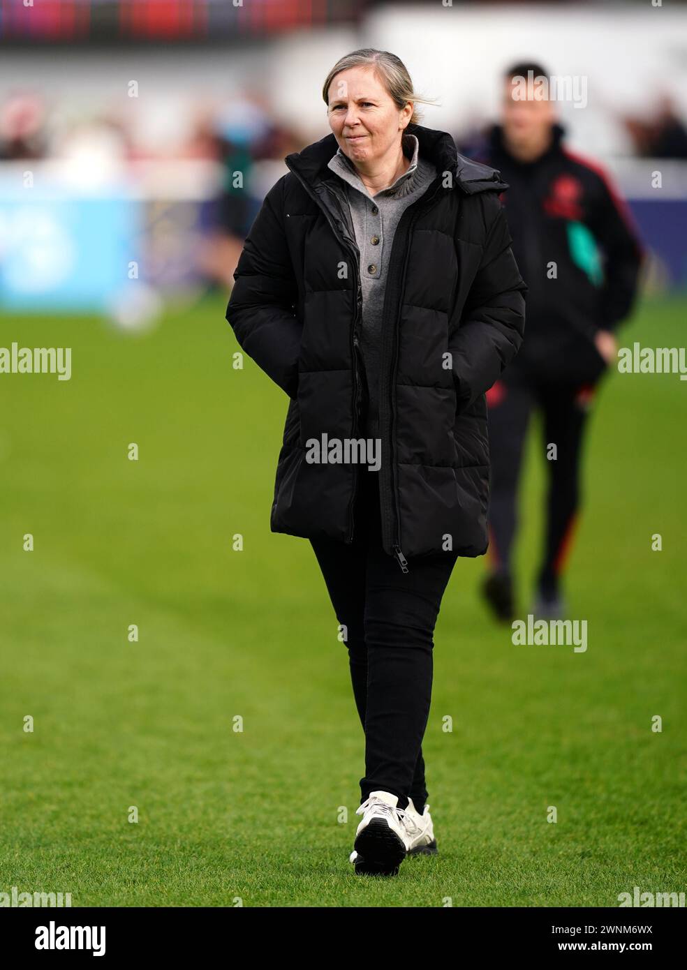 West Ham United manager Rehanne Skinner ahead of the Barclays Women's ...