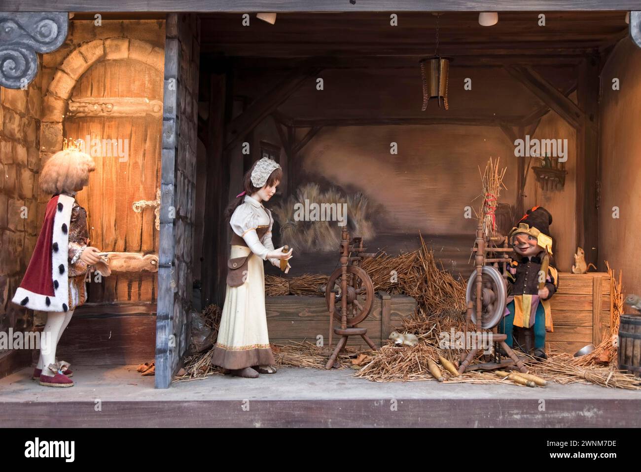 Rumpelstiltskin fairy tale by the Brothers Grimm Stock Photo - Alamy