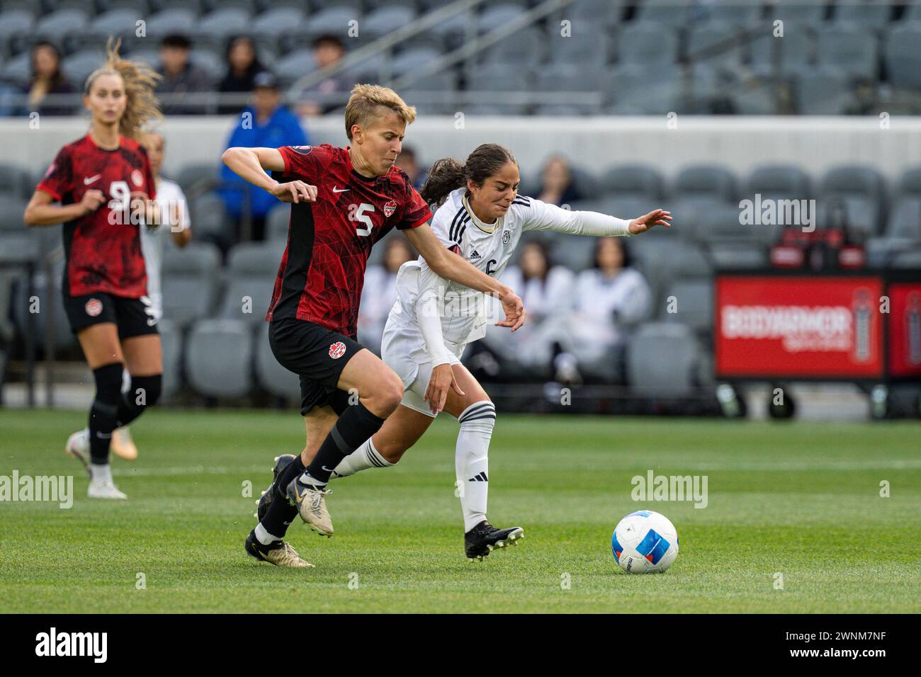 Canada costa rica women soccer hi-res stock photography and images - Alamy