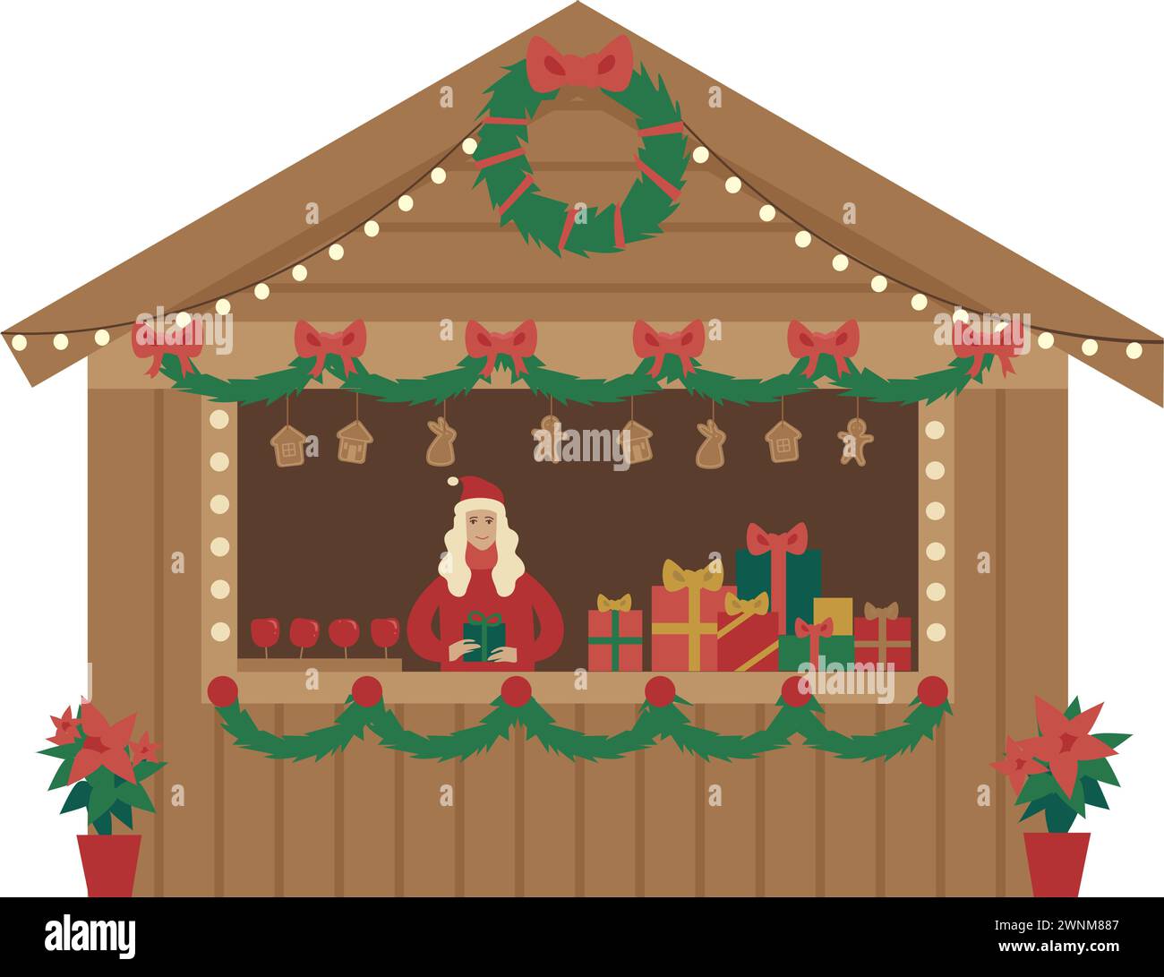 Holiday market europe Stock Vector Images - Alamy