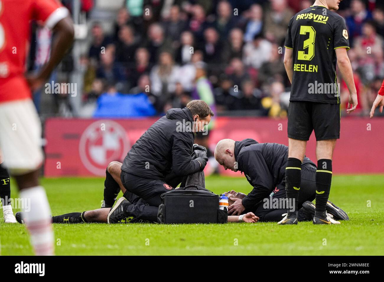 Eindhoven, The Netherlands. 03rd Mar, 2024. Eindhoven - Quinten Timber of Feyenoord during the ...