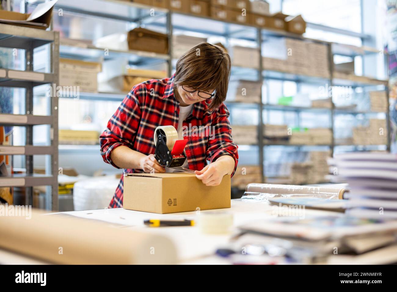 Cardboard printing hi-res stock photography and images - Alamy