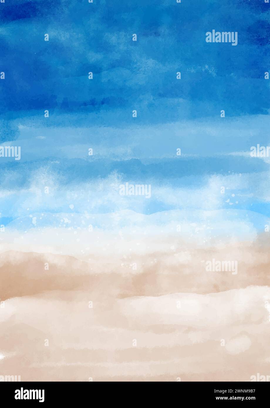 Abstract beach landscape Stock Vector Images - Alamy