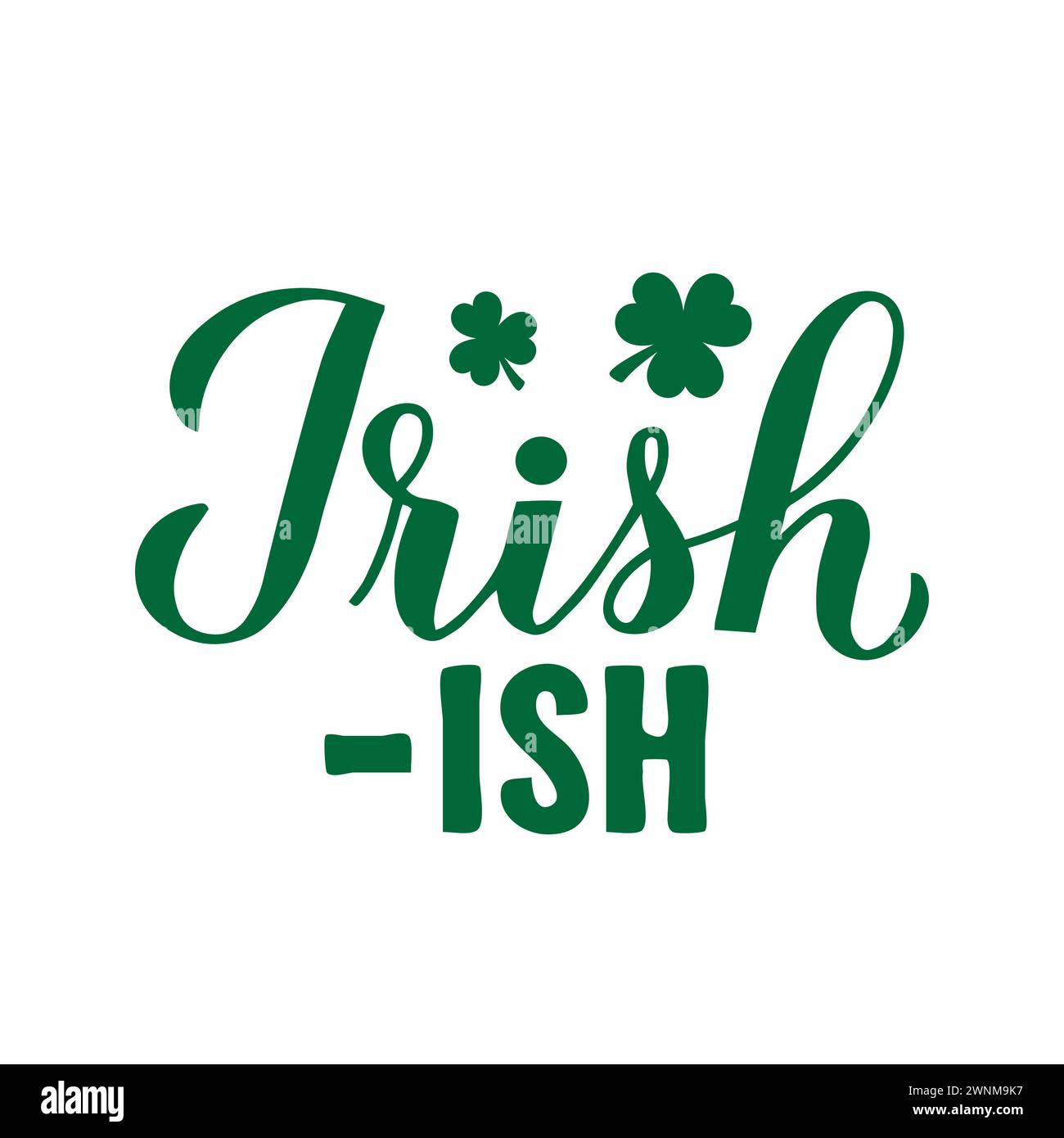 Irish-ish calligraphy hand lettering. Funny St. Patricks day saying ...