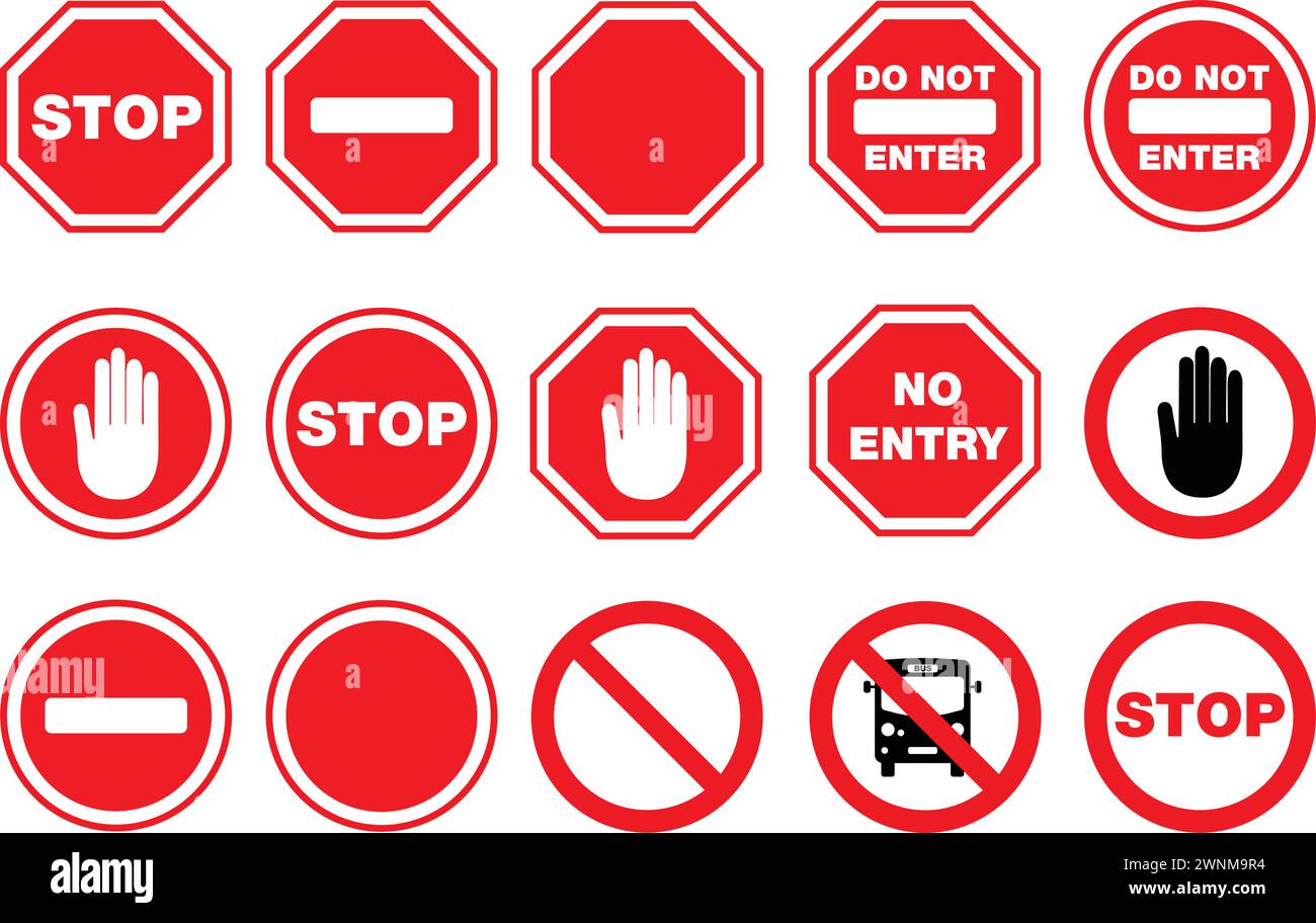 Warning illustration hi-res stock photography and images - Alamy