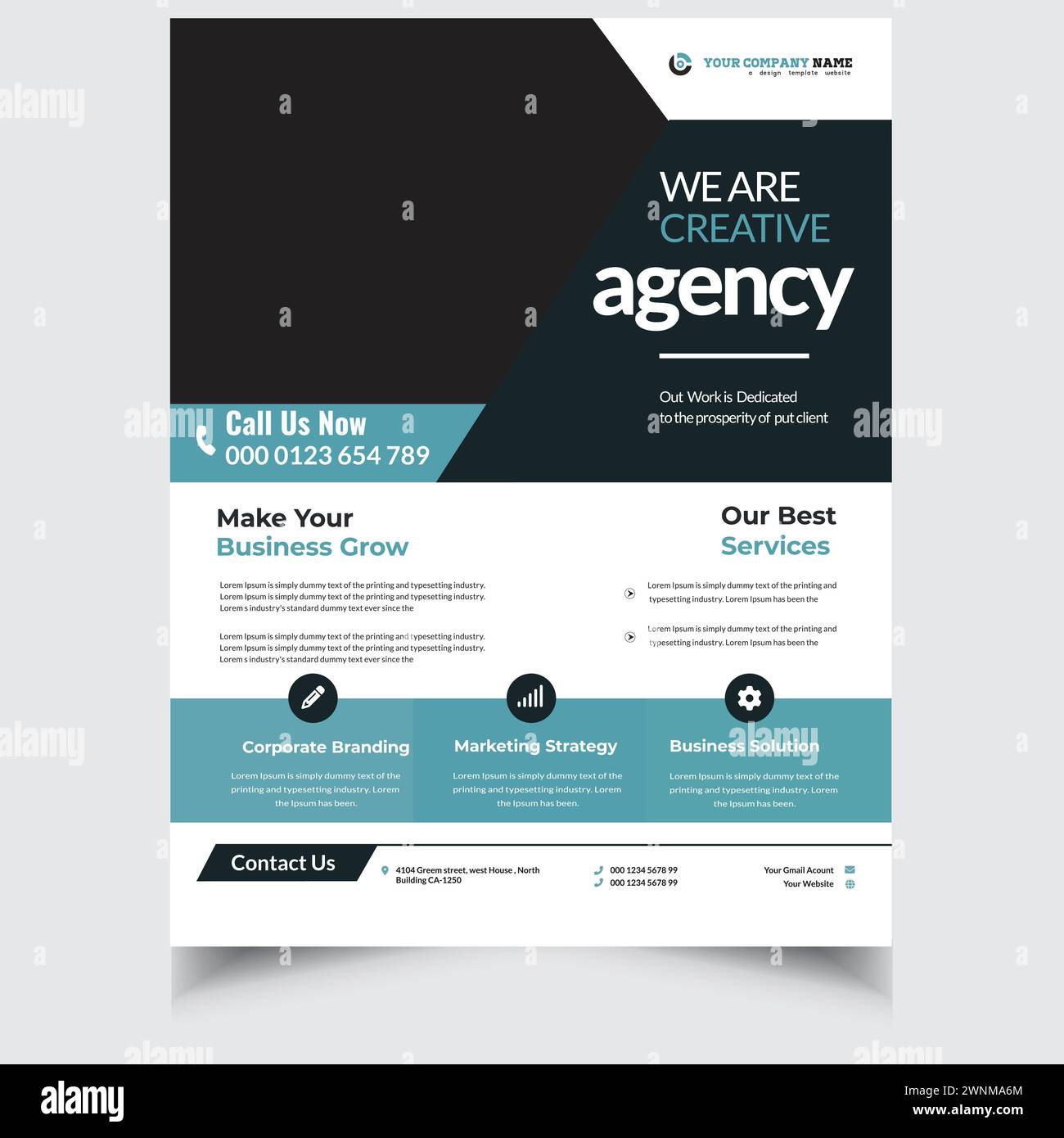 Print ad template hi-res stock photography and images - Alamy