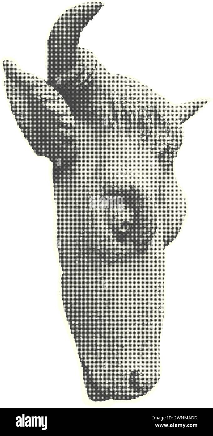 Halftone head Cut Out Stock Images & Pictures - Alamy